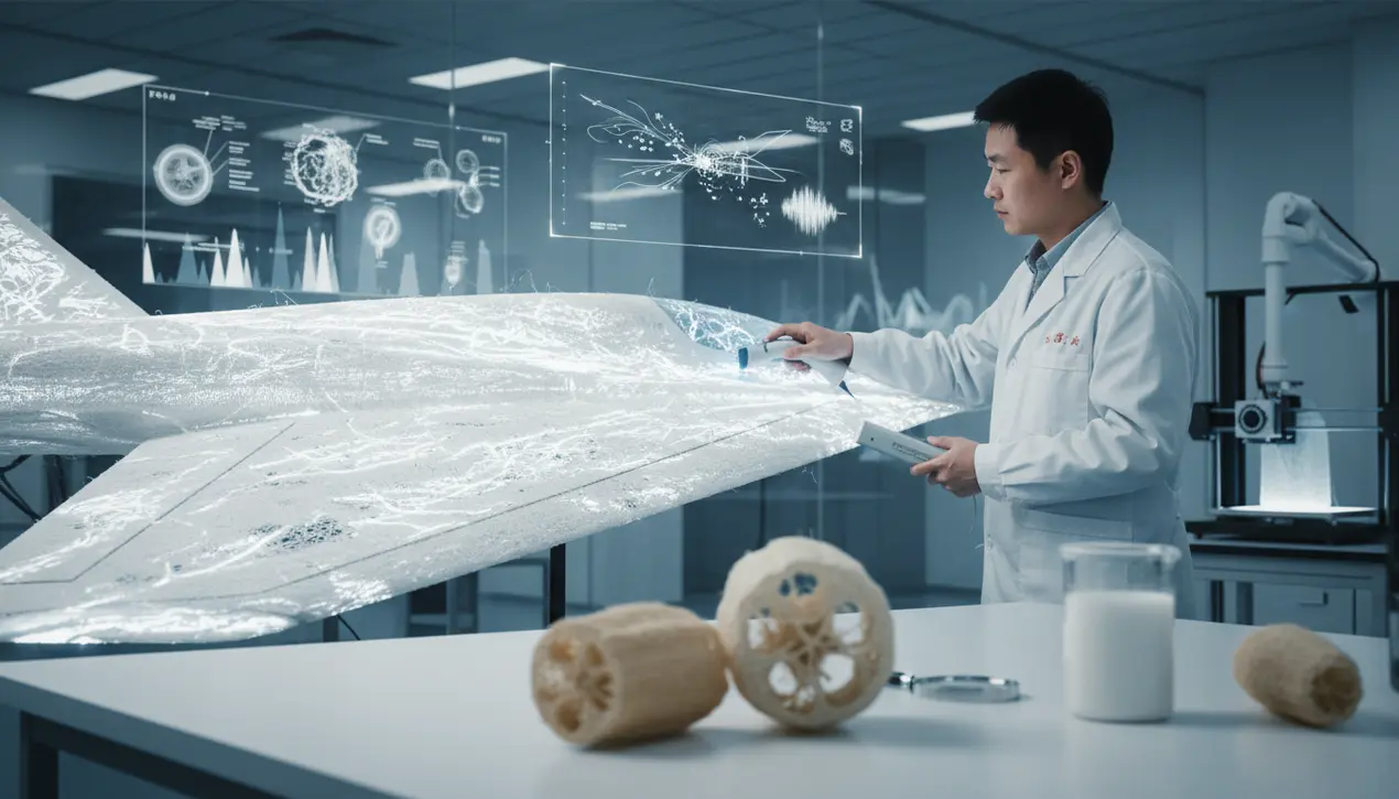 Outpoll | Ancient loofah inspires modern PLA jet stealth technology.