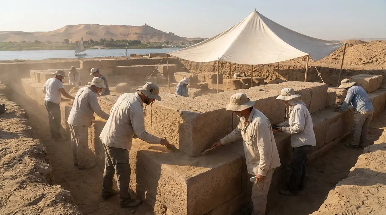 Outpoll | Arqueólogos descubren un templo perdido de un faraón en Egipto