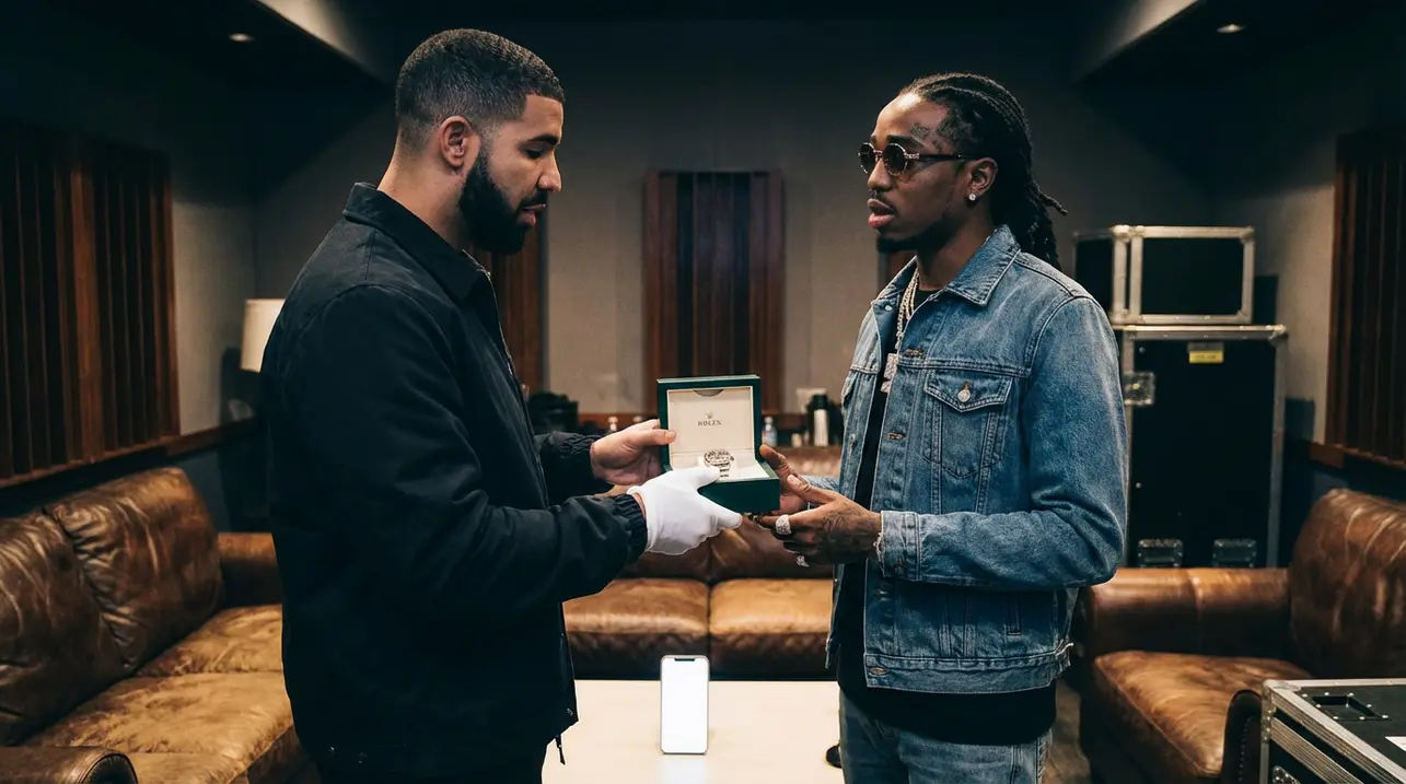 Outpoll | Drake购回Quavo赠予前女友的礼物并归还其本人