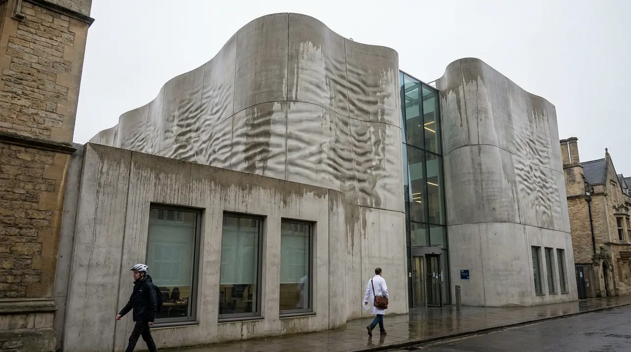 Outpoll | Oxford Lab Building's Facade Encodes a Researcher's Brain Scan